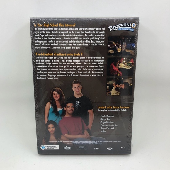 Alliance | Media | Degrassi The Next Generation Season 6 Dvd Box Set ...
